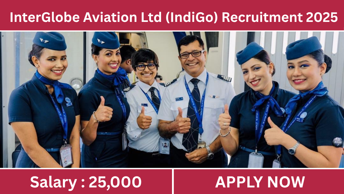 InterGlobe Aviation Ltd (IndiGo) Recruitment 2025 – Apply Online for ...